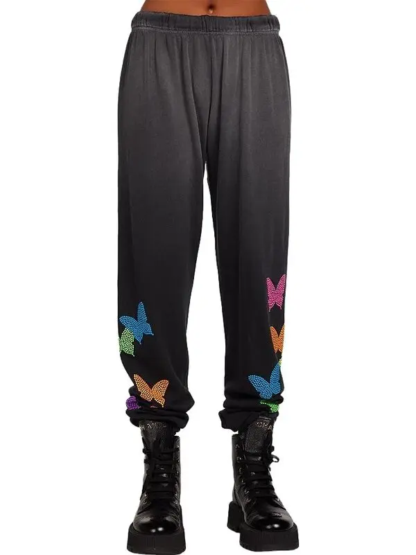 Lauren Moshi Hezly Tanzy Jogger - Jet Black Ombre