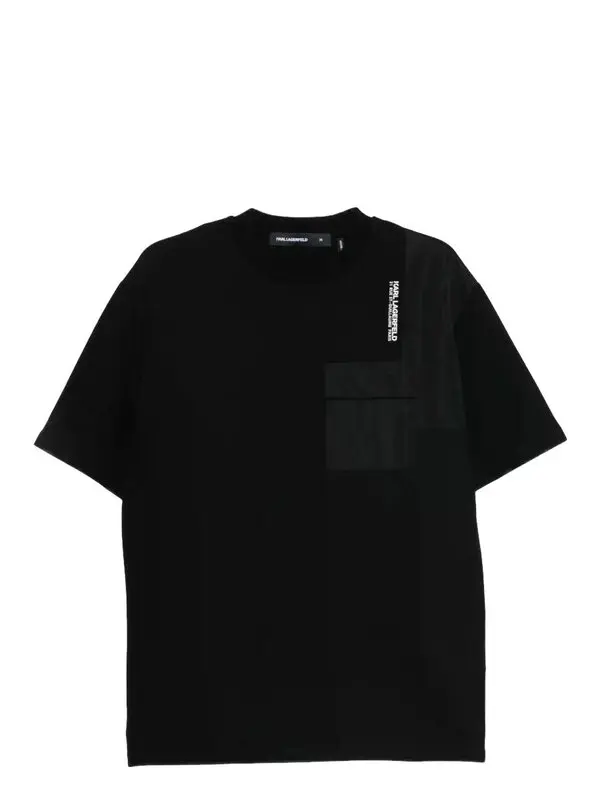 Karl Lagerfeld Pocket Panel T-shirt - Black