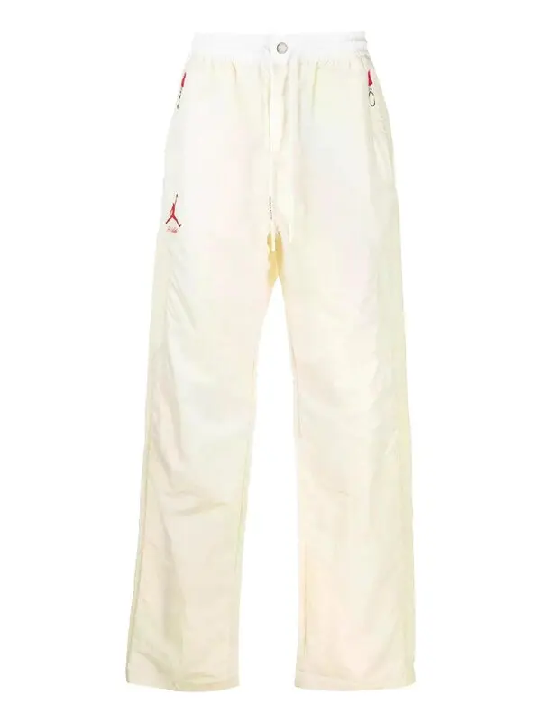 Nike X Off White Logo-print Track Pants - Neutrals
