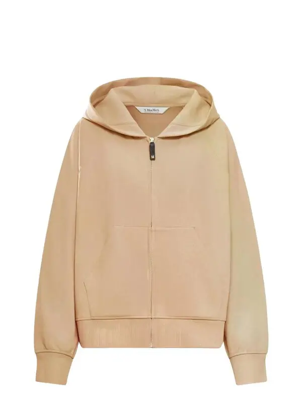 Max Mara Zip-up Hoodie - Neutrals