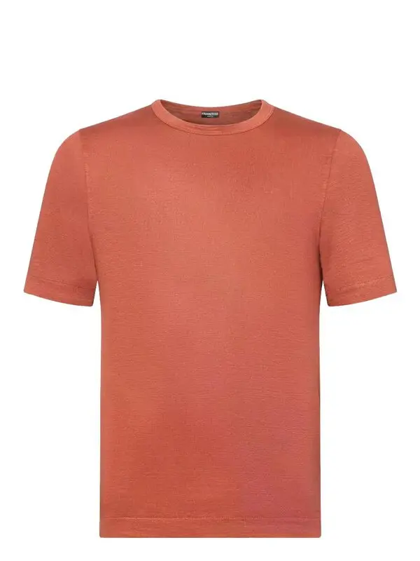 FRANZESE COLLECTION Crew-neck Short-sleeves T-shirt - Red