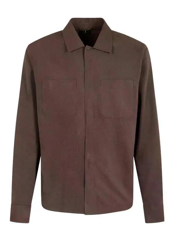 Herno Chest Pocket Shirt - Brown