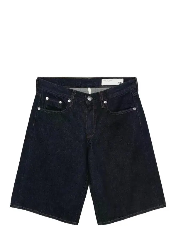 Rag & Bone Ariel Buttoned Shorts - Blue