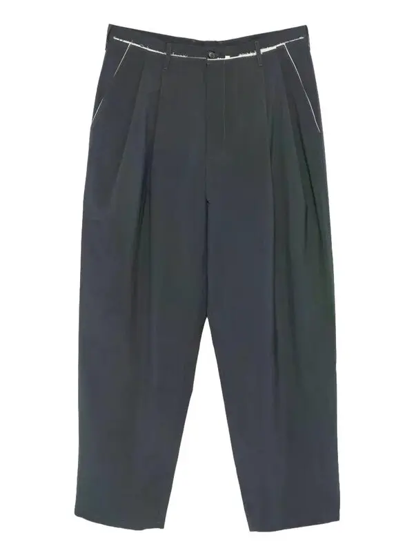 CAMIEL FORTGENS Pleated Trousers - Blue