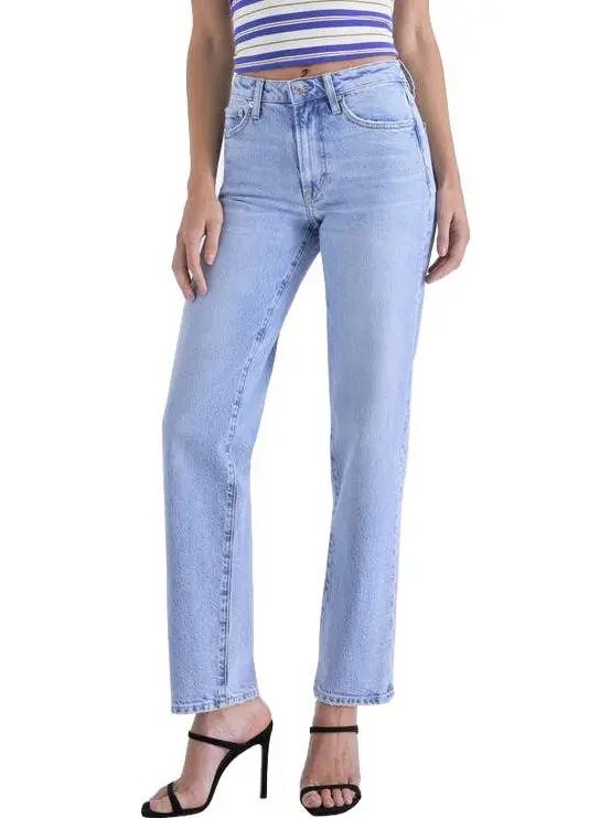 PISTOLA Aleks Ankle Straight-leg Jeans - Aegean