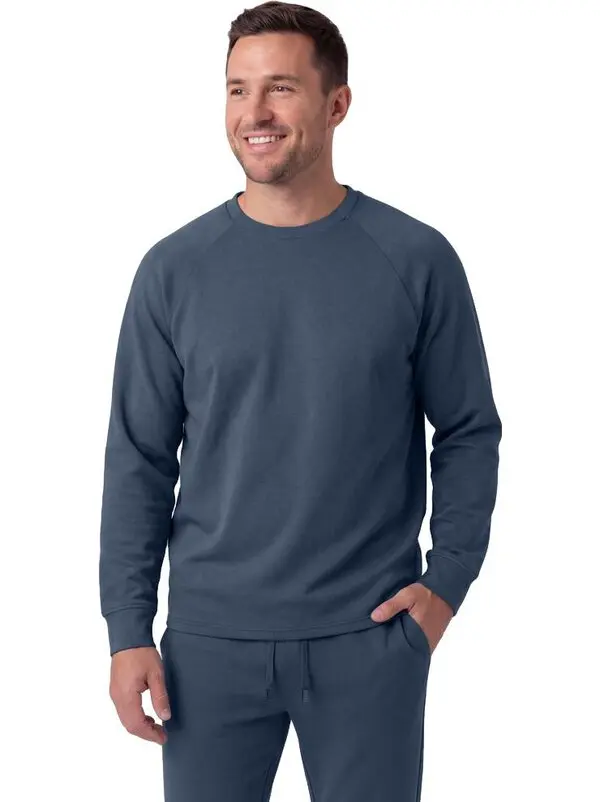 JACK ARCHER Sandwash Crewneck Sweater - Tidal Blue