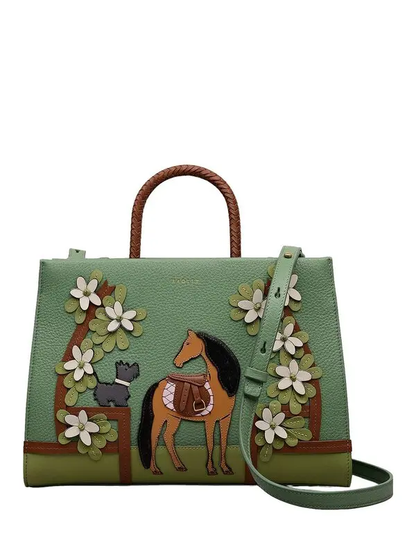 RADLEY Lunar New Year Ziptop Satchel Bag - Pistachio