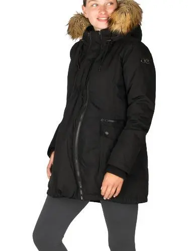 MODERN ETERNITY 3-in-1 Down Maternity Parka - Black