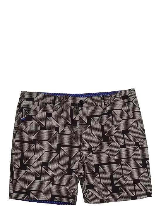 LORDS OF HARLECH Flat Front Short - Inter Twine Black