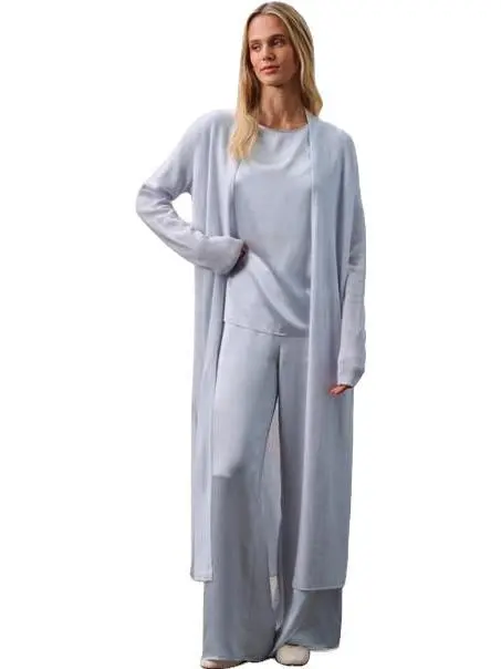 Naked Cashmere Longline Cashmere Cardigan - Cloud