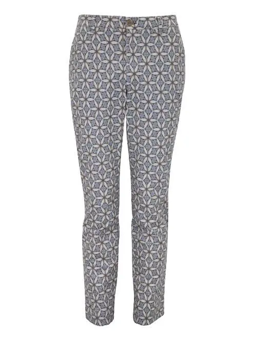 LORDS OF HARLECH Tailored Flat Front Pant - Tribal Natural