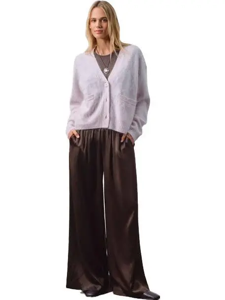 Naked Cashmere Michaela Brushed Cashmere Cardigan - Marble Mist