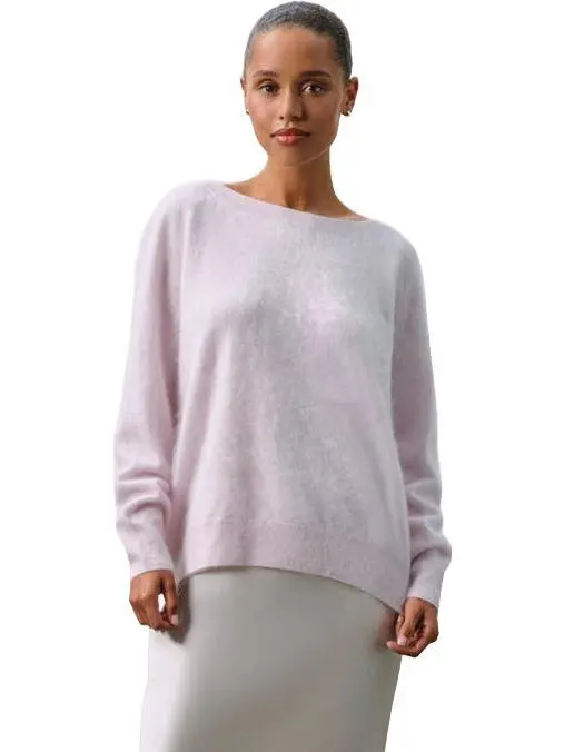 Naked Cashmere Brushed Crew Sweater - Marble Mist