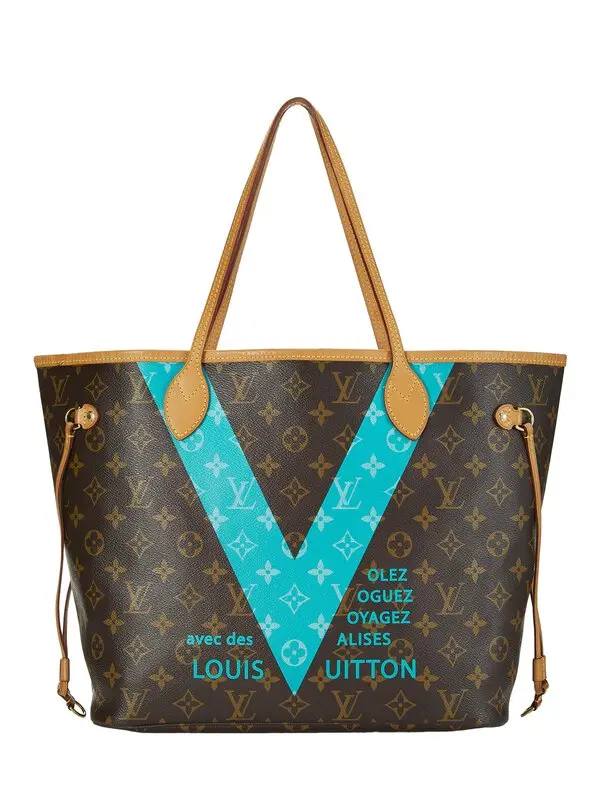 LOUIS VUITTON Monogram Neverfull Nm - Green