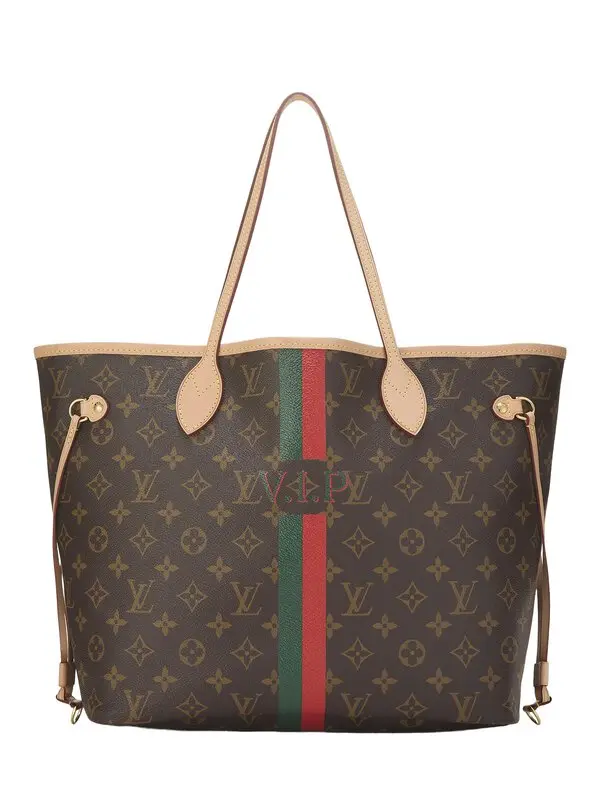 LOUIS VUITTON Monogram My Heritage Neverfull - Pink
