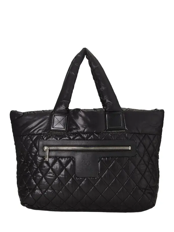Chanel Coco Cocoon Tote - Black