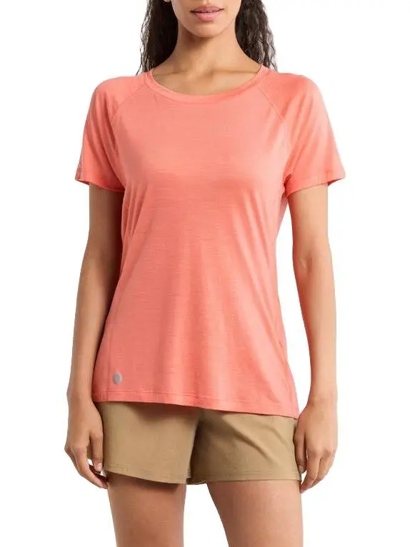Smartwool Ultralite Crewneck T-shirt - Coral Reef