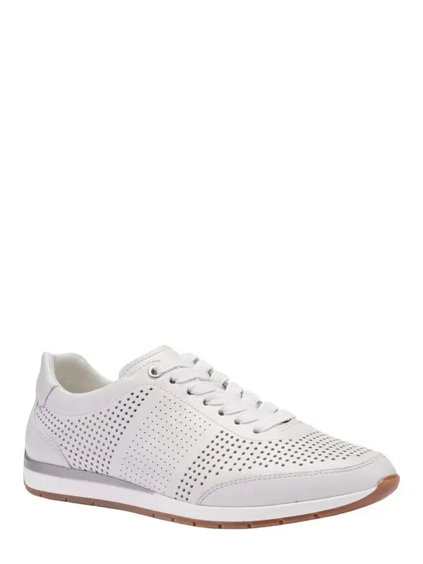 ARA Pllax Perforated Leather Sneakers - White