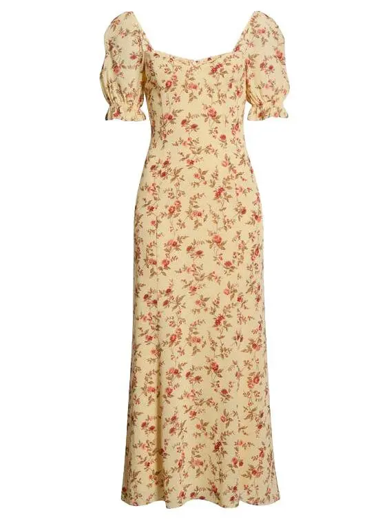 REFORMATION Gloria Floral Maxi Dress - Wistful