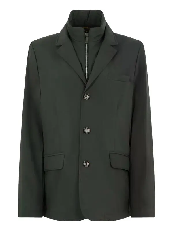 MOORER Layered Blazer - Green