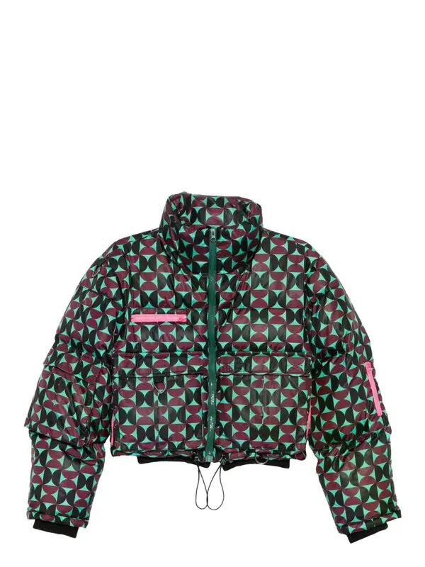 Cynthia Rowley Art Nouveau Ski Jacket - Green