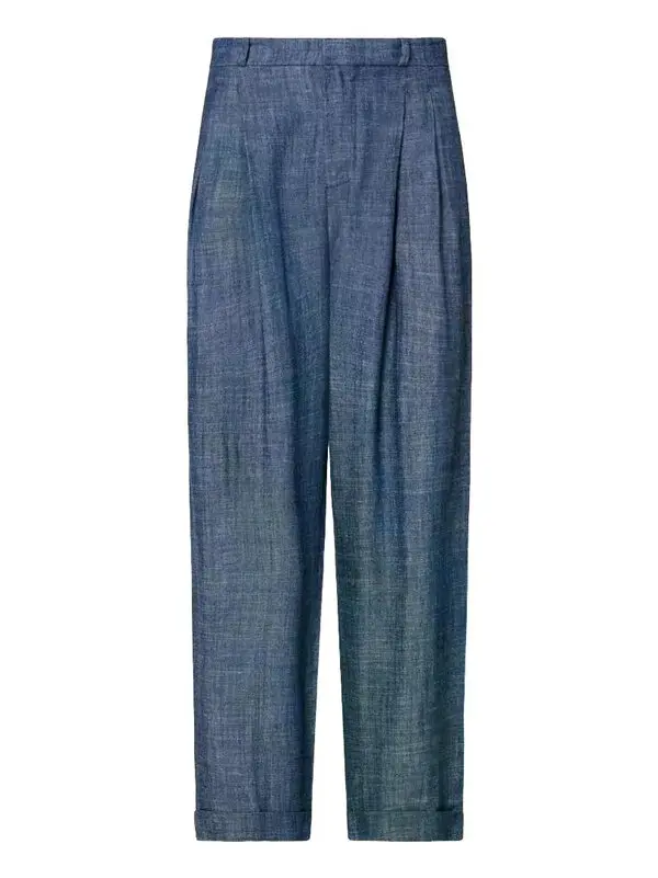 Peuterey Pleated Trousers - Blue