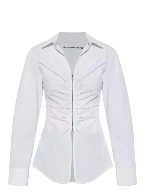 Alexander Wang Zip-up Shirt - White