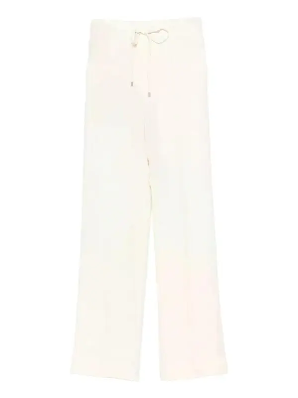 Antonelli Firenze Drawstring Straight Trousers - Neutrals