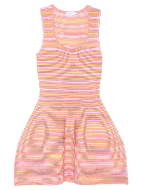 Simkhai Striped Mini Dress - Pink