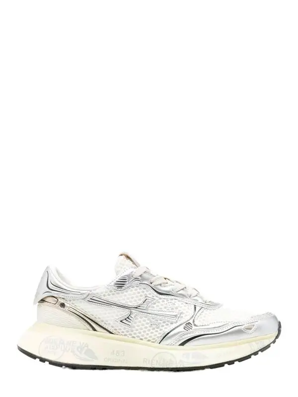 Premiata Laury Appliqué Sneakers - Neutrals