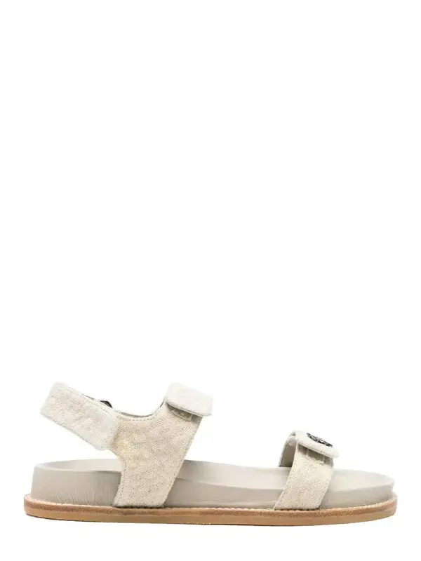 Emporio Armani Touch-strap Sandals - Neutrals