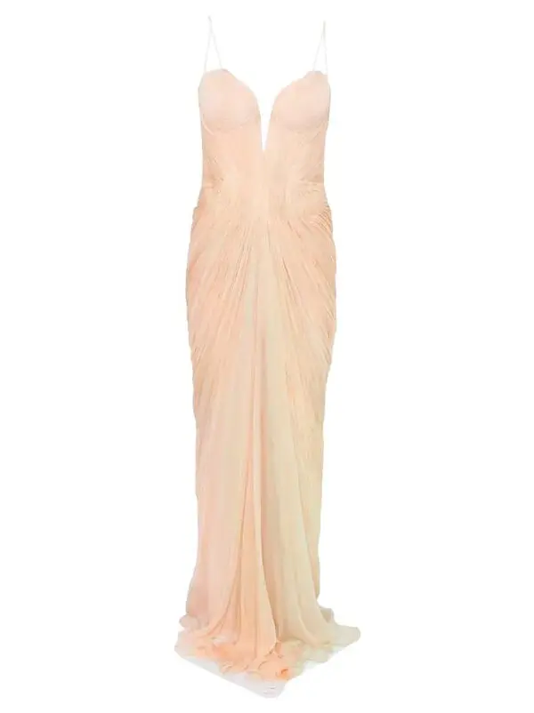 MARIA LUCIA HOHAN Ruched Gown - Pink