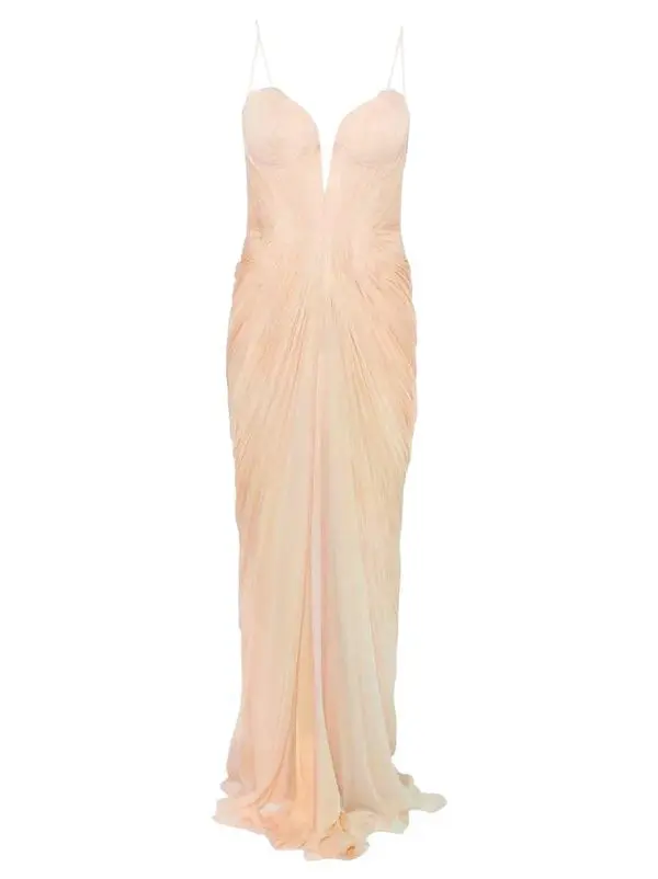 MARIA LUCIA HOHAN Ruched Gown - Pink
