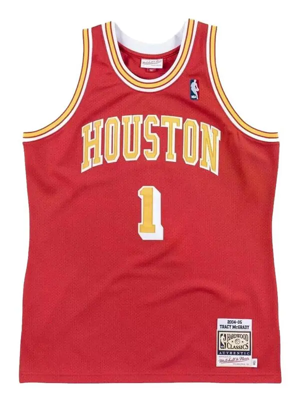 Mitchell & Ness X Nba Tracy Mcgrady 2004 Houston Rockets Top - Red