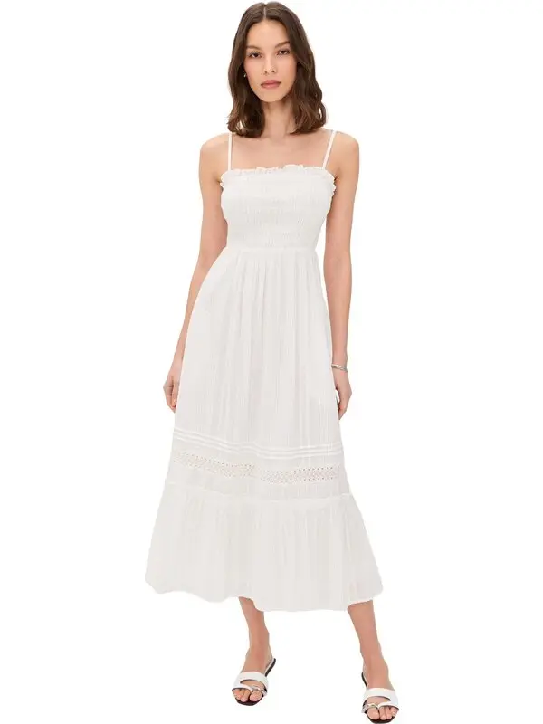 CLEOBELLA Magnolia Midi Dress - Ivory