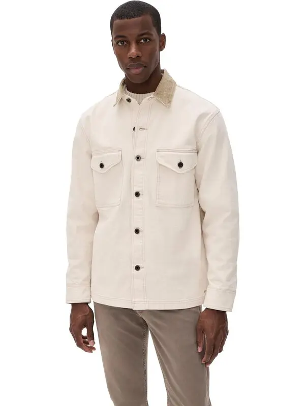 Filson Jac Rustic Canvas Shirt - Natural Seed