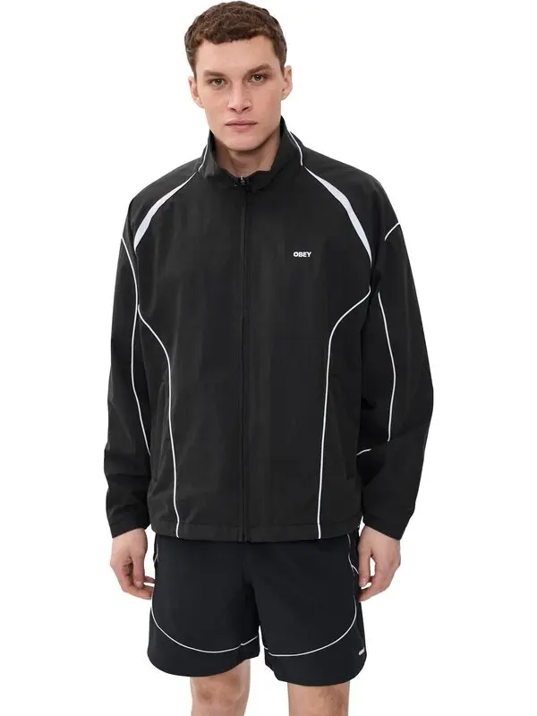 Obey Practice Windbreaker - Black