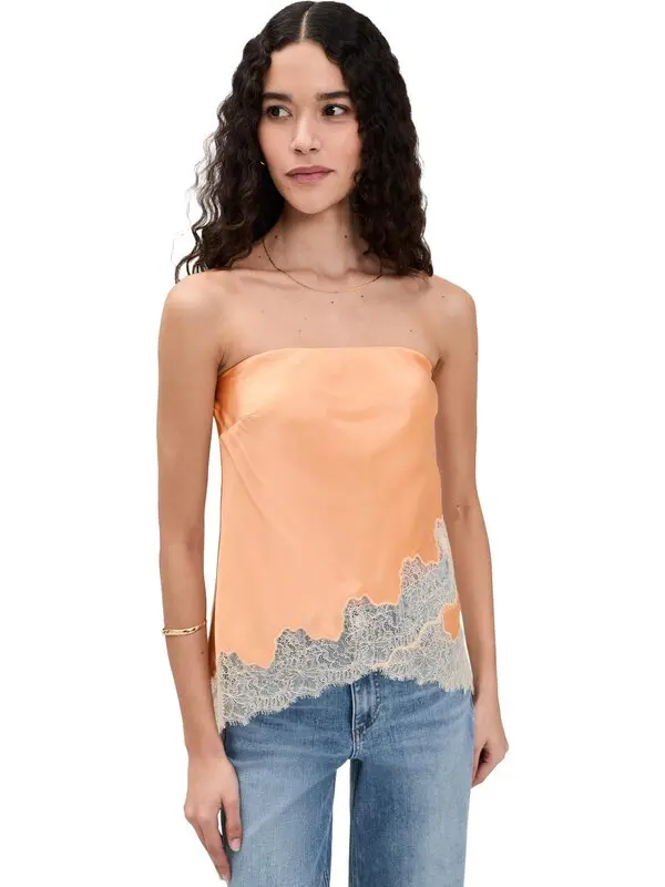 Cami Nyc Odessa Strapless Camisole - Peach