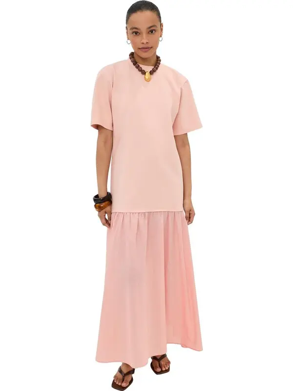 LE BOP Camden Maxi Dress - Pale Pink