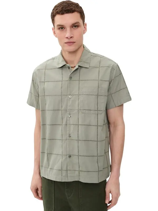 Obey Angelo Woven Top - Dried Sage