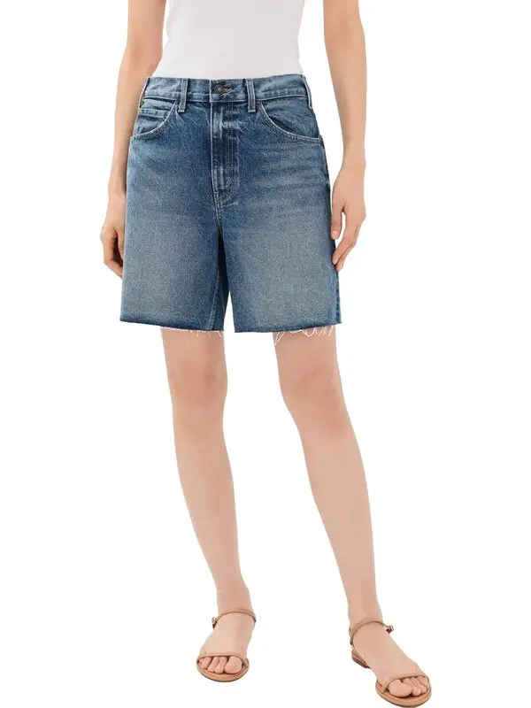 NILI LOTAN Russel Denim Shorts - Rosebowl Wash