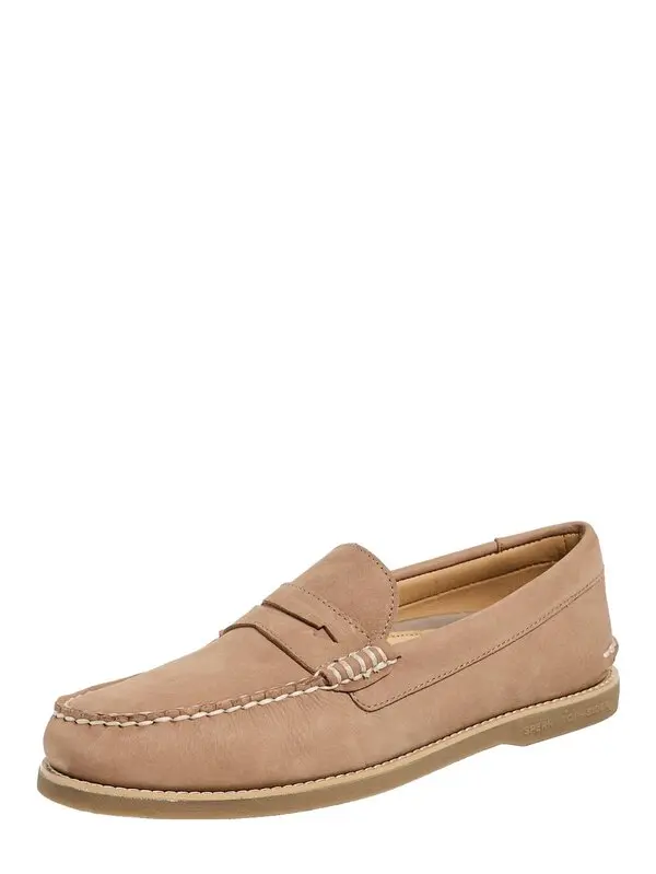 Sperry Gold Cup Cambridge Penny Loafers - Sand