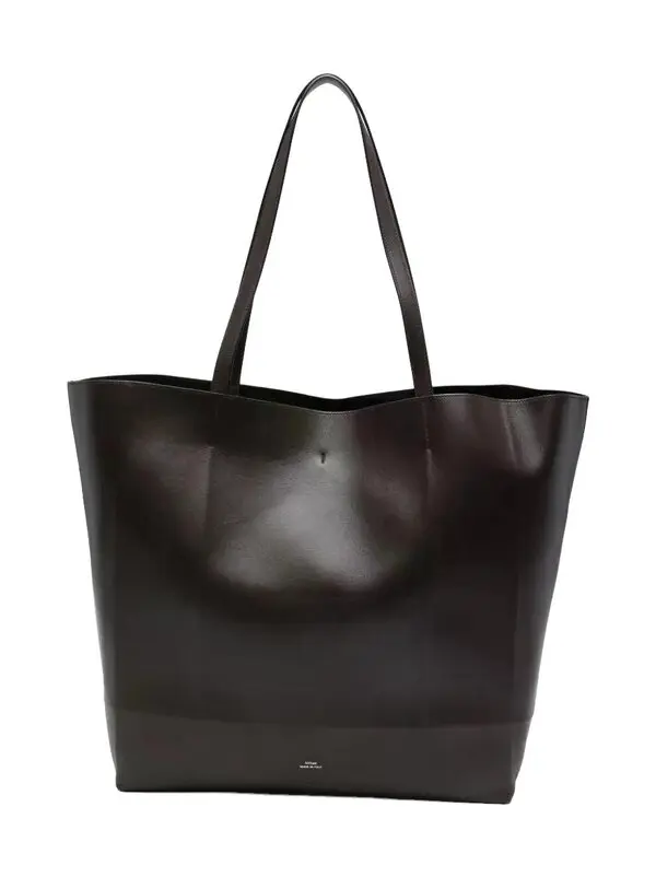TOTEME Roam Leather Tote - Brown