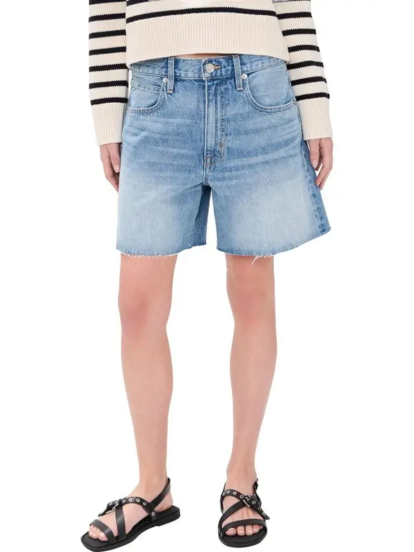 SLVRLAKE Sienna Cut Off Denim Shorts - Point Dume