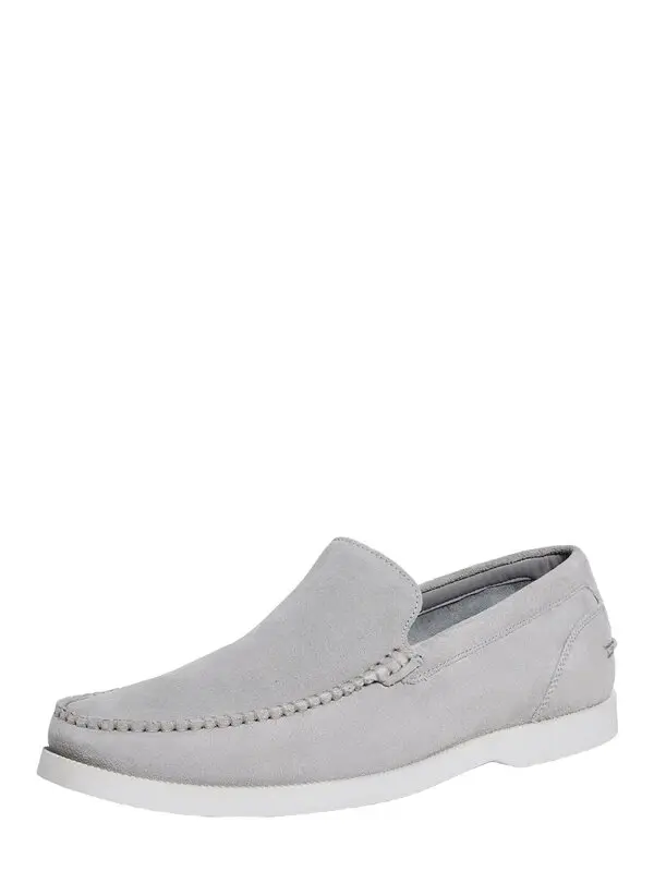 Cole Haan American Classics Hampton Loafers - Ultimate Grey Suede/oyster
