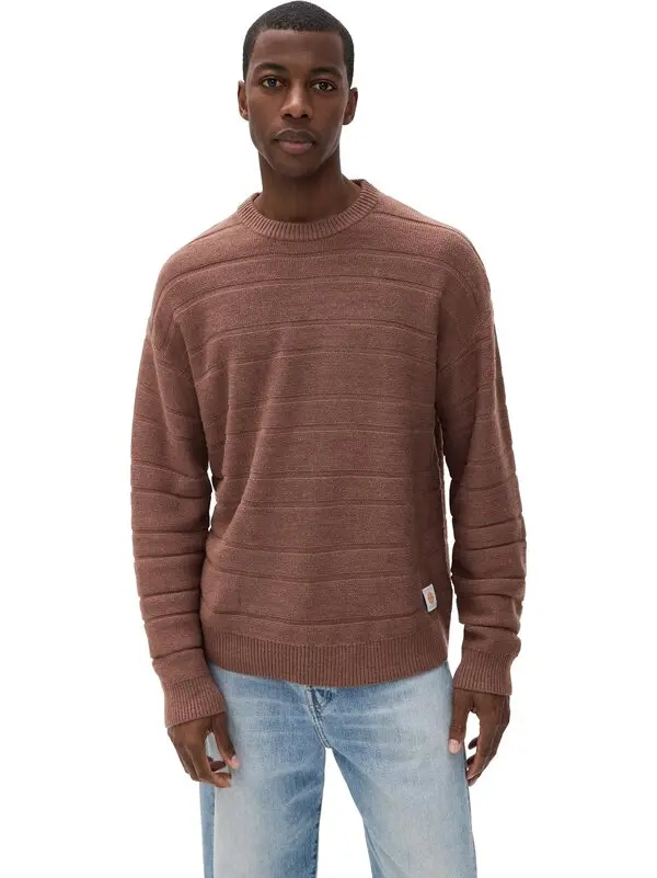 RHYTHM Jackson Knit Sweater - Vintage Clay
