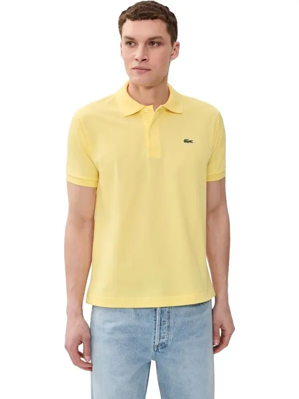 Lacoste Original Cotton Pique Polo - Yellow