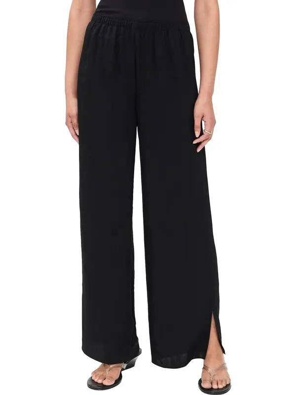 Theory Slit Trousers - Black