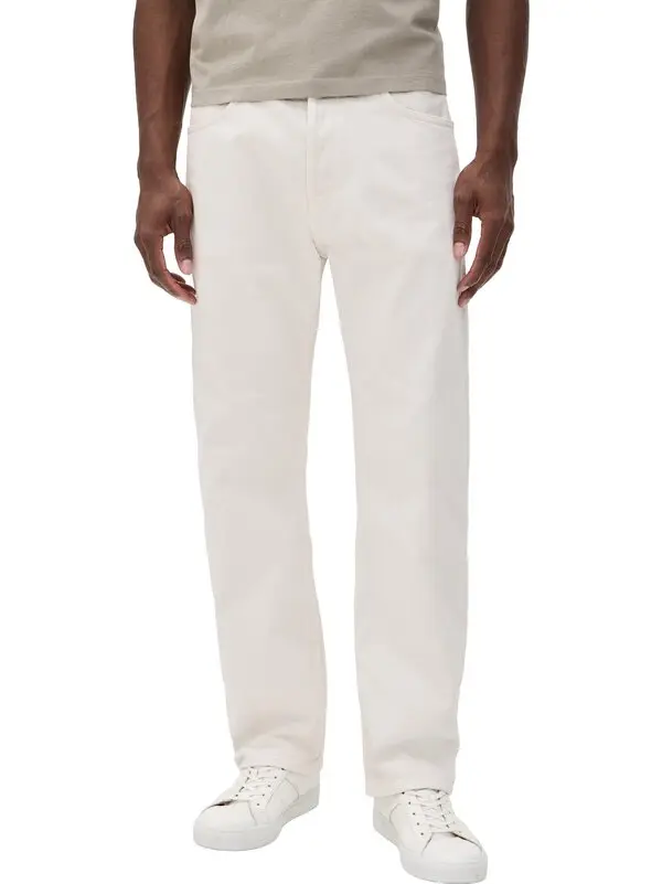 AGOLDE Magnus Straight Leg Jeans - Chalk White