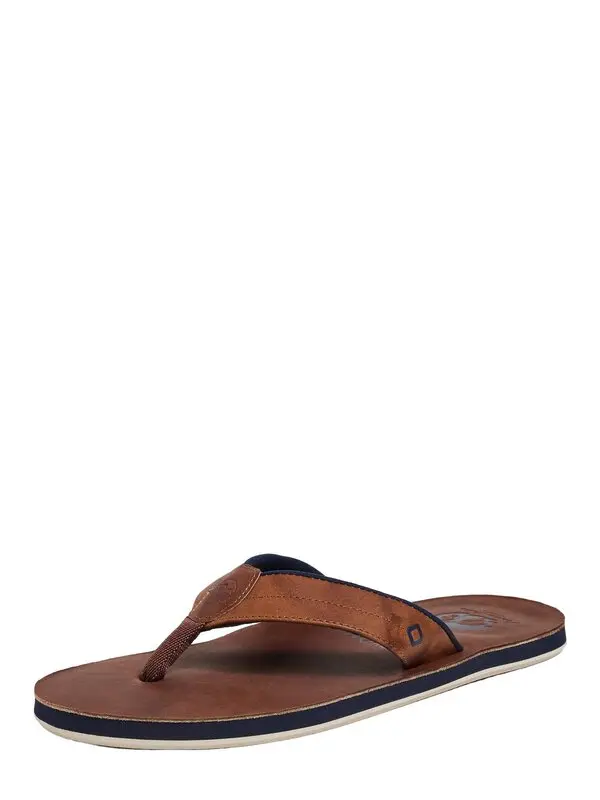 HARI MARI Nokona X Clipper Flip Flops - Walnut